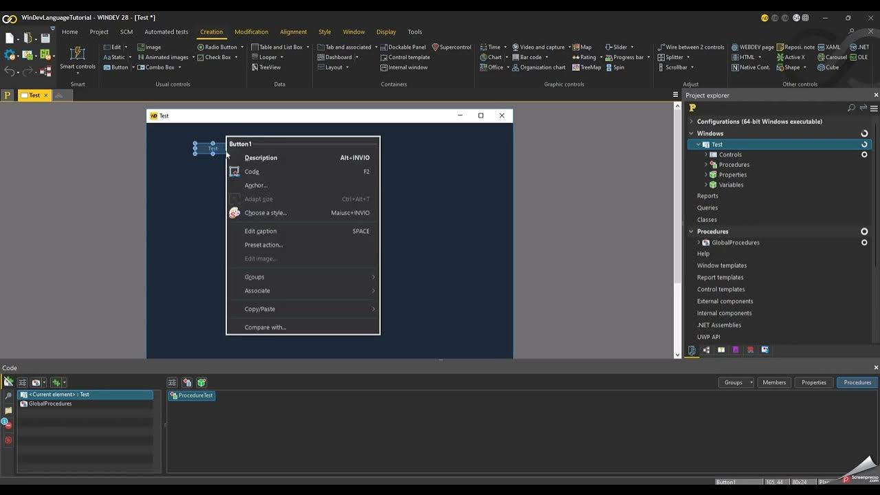 18 - WINDEV PROCEDURE BASICS - YouTube