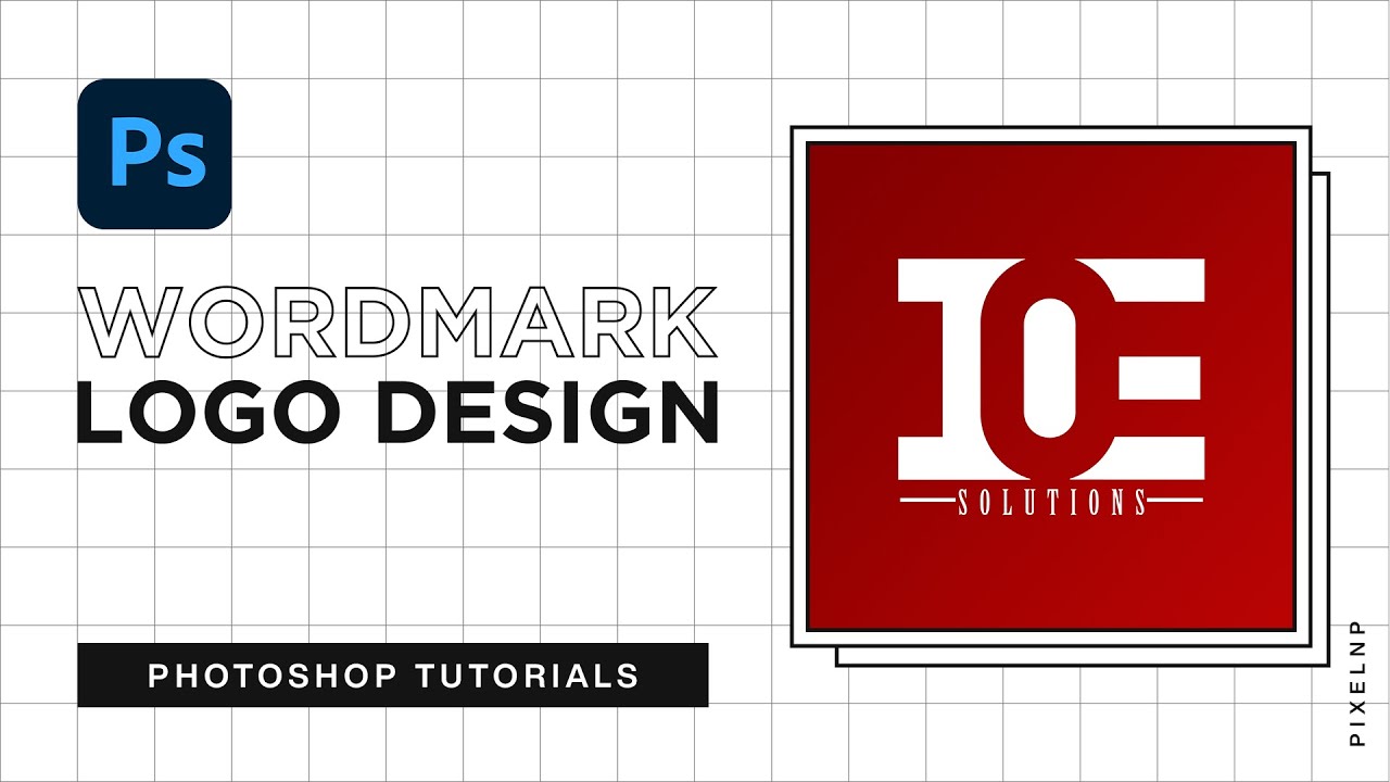 Logo Design in Photoshop | Wordmark Logo - YouTube