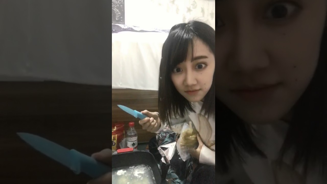 SNH48 冯薪朵 Feng XinDuo 170227口袋煮面直播P2 - YouTube