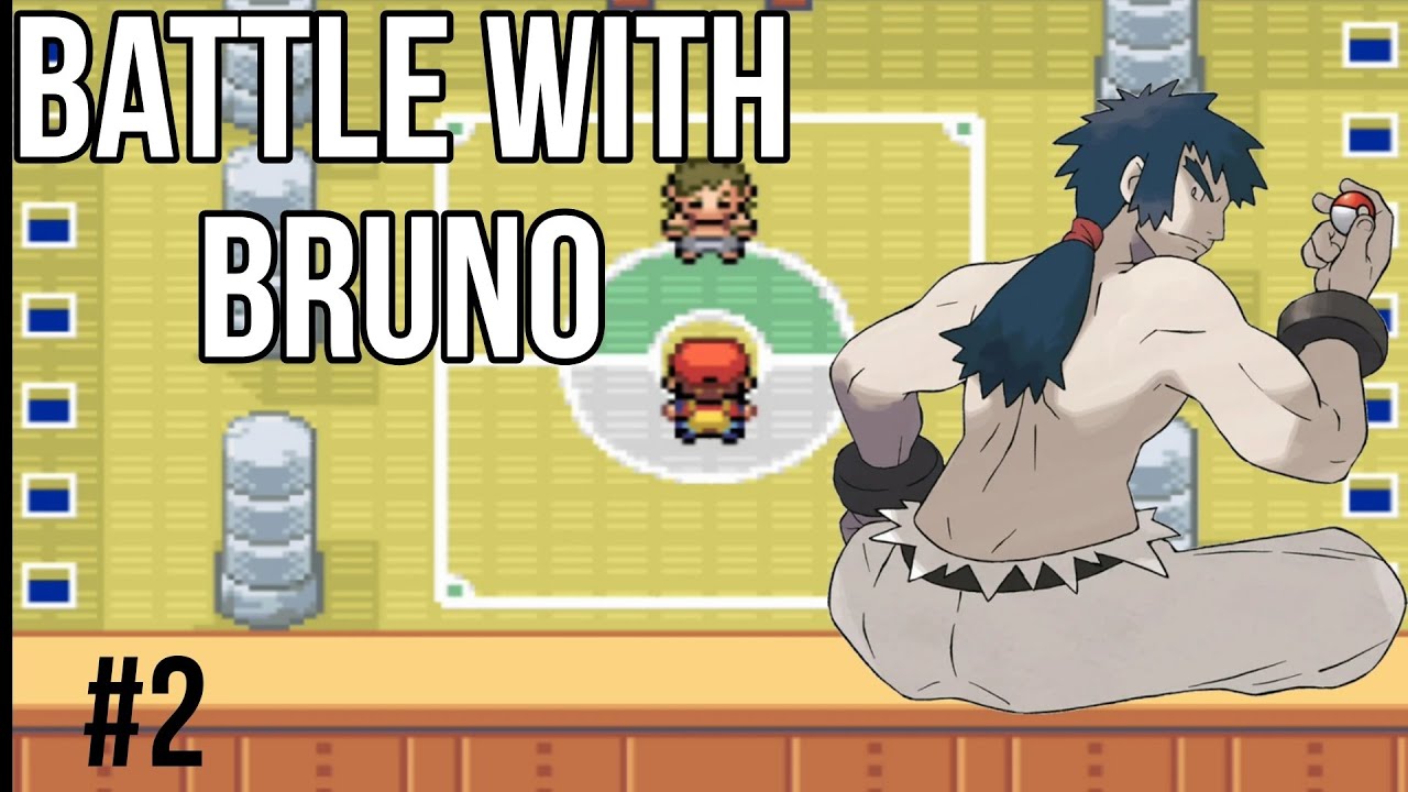 Pokemon Fire Red| Elite Four| Battle With Bruno| Toxin_YK - YouTube