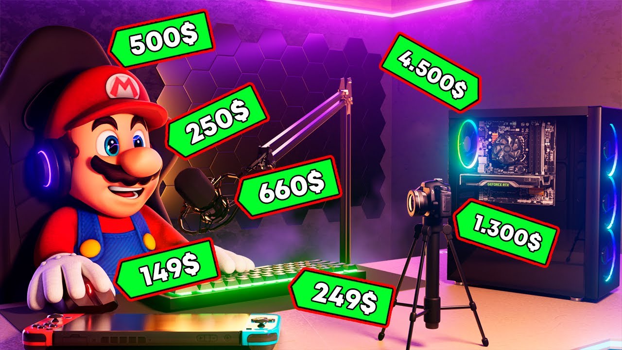 Me gasté 13.000€ en este Set Up para jugar Mario 🤑🤑🤑 - YouTube