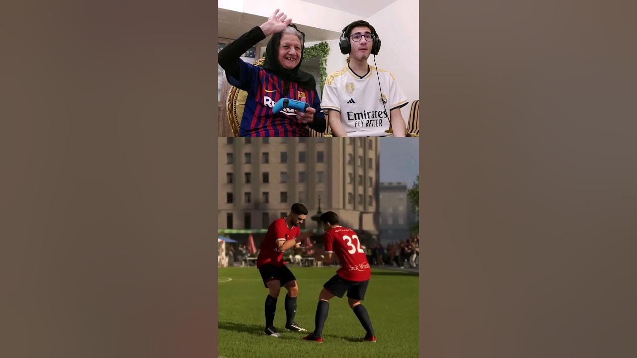 من و مامان بزرگم فوتسال دربی شمال ایران رو بازی کردیم Game Fifa