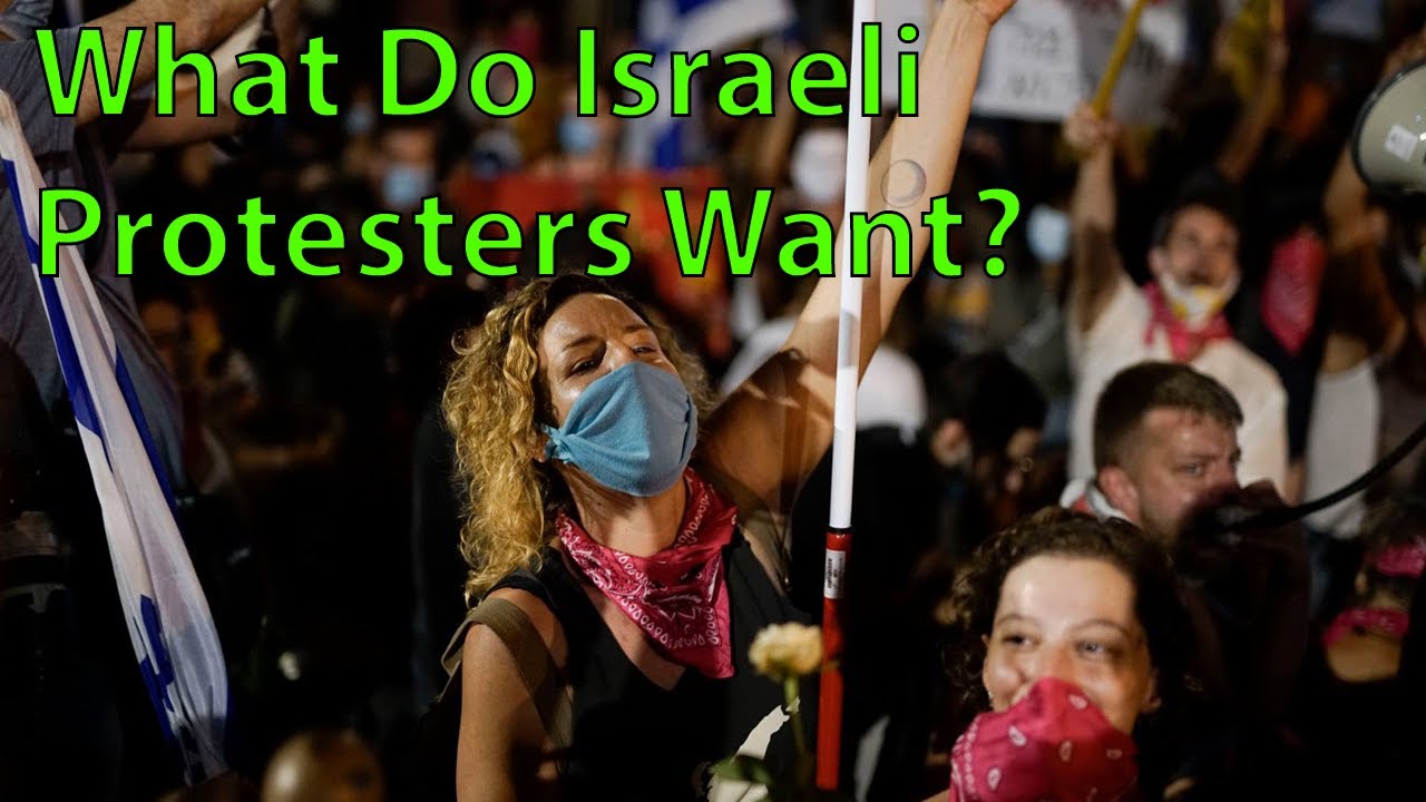 Talking to an Israeli Pink Bandana Protester - YouTube