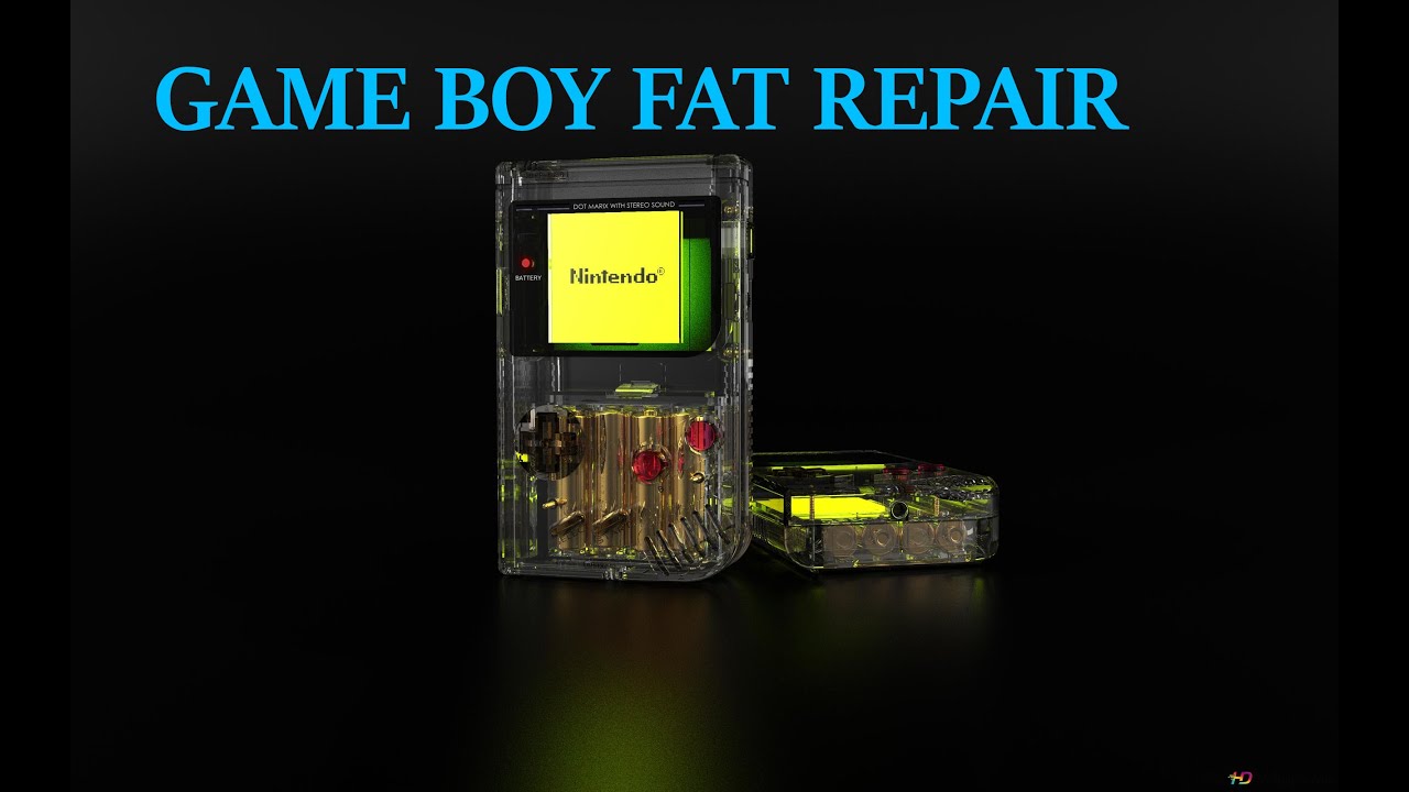GAMEBOY FAT TROUVEE A LA DECHETTERIE ! REPAREE ET RESTAUREE !!! - YouTube