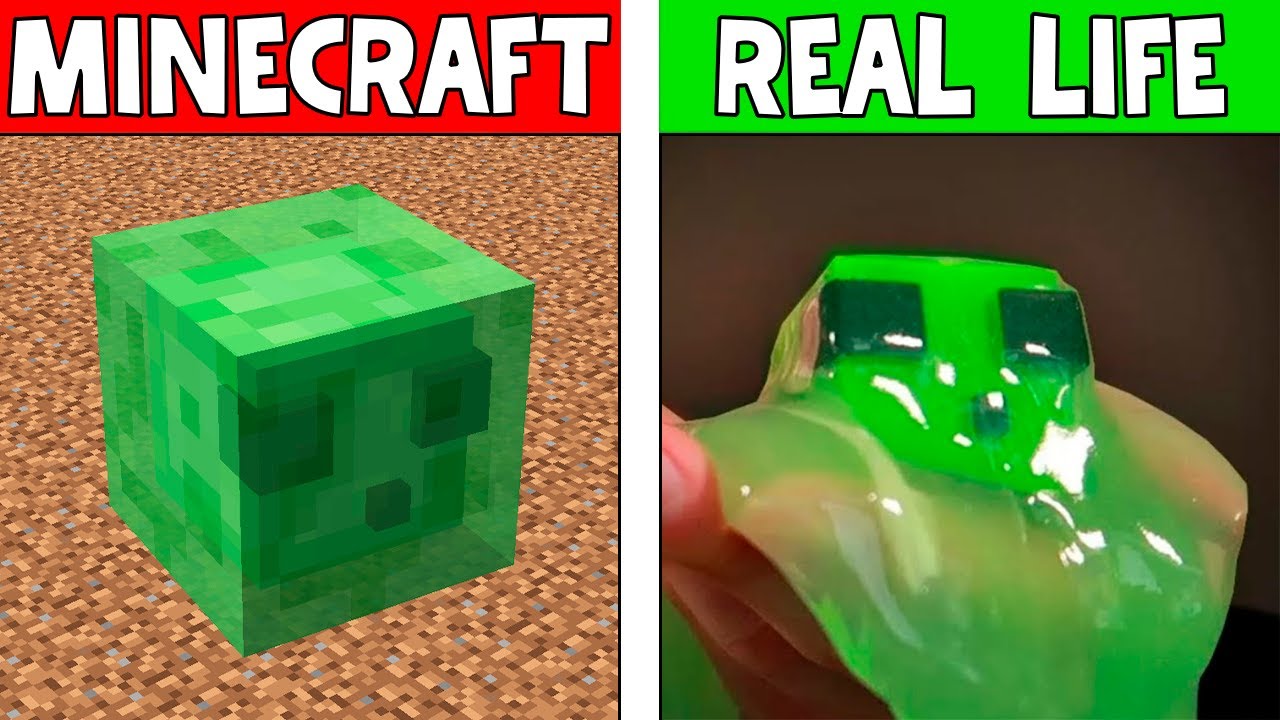 Realistic minecraft ! Realistic water ! lava ! Slime block - YouTube