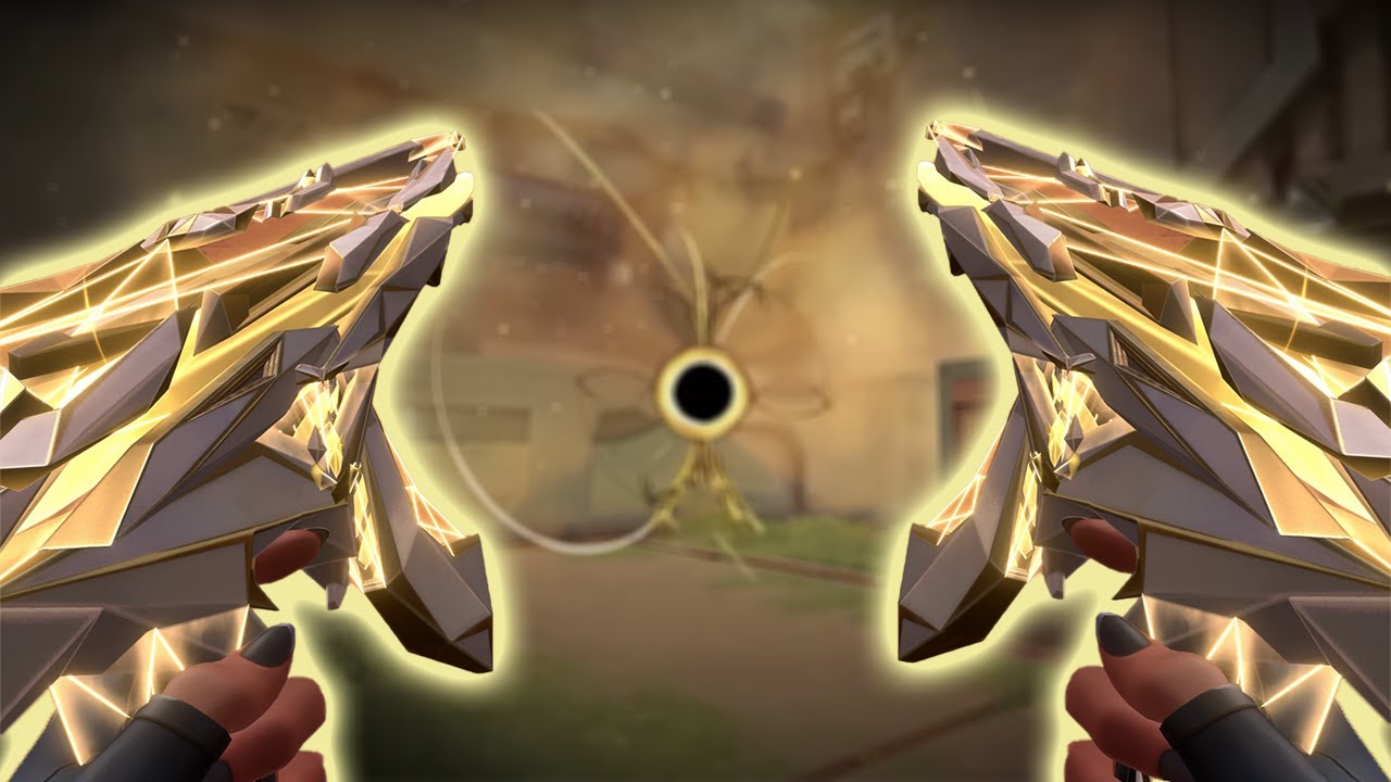 SINGULARITY WHITE "GOLD" VANDAL IS AIMBOT #valorant #valoranthighlights ...