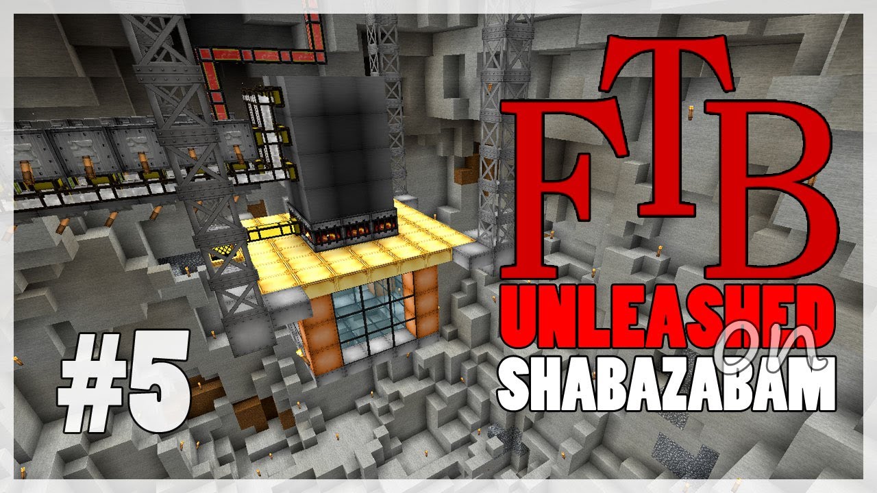 FTB Unleashed - Ep. 5 - Lasers and Boilers - YouTube