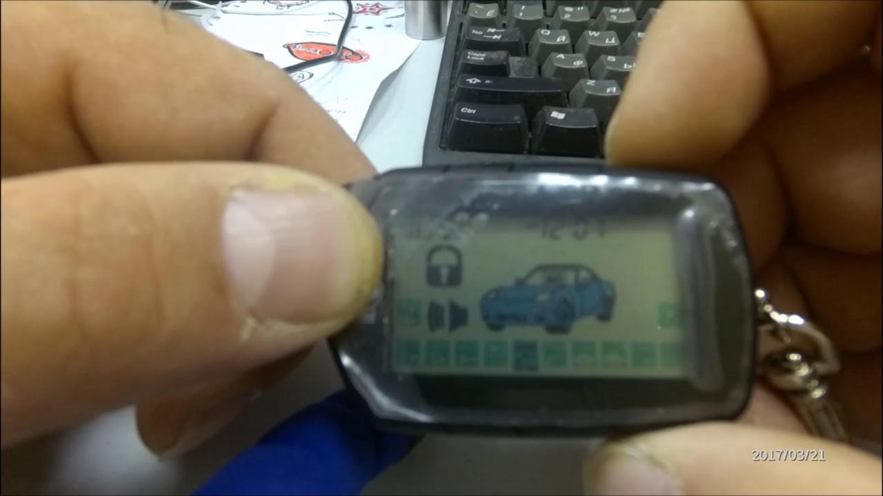 Сигнализация KGB TFX 5 программирование кнопок брелка - YouTube