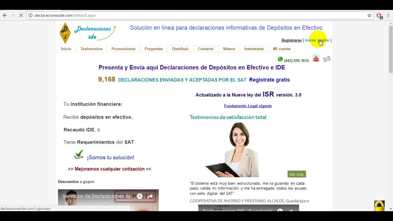Declaraciones depósitos en efectivo - Tutorial - Declaración mensual de ...