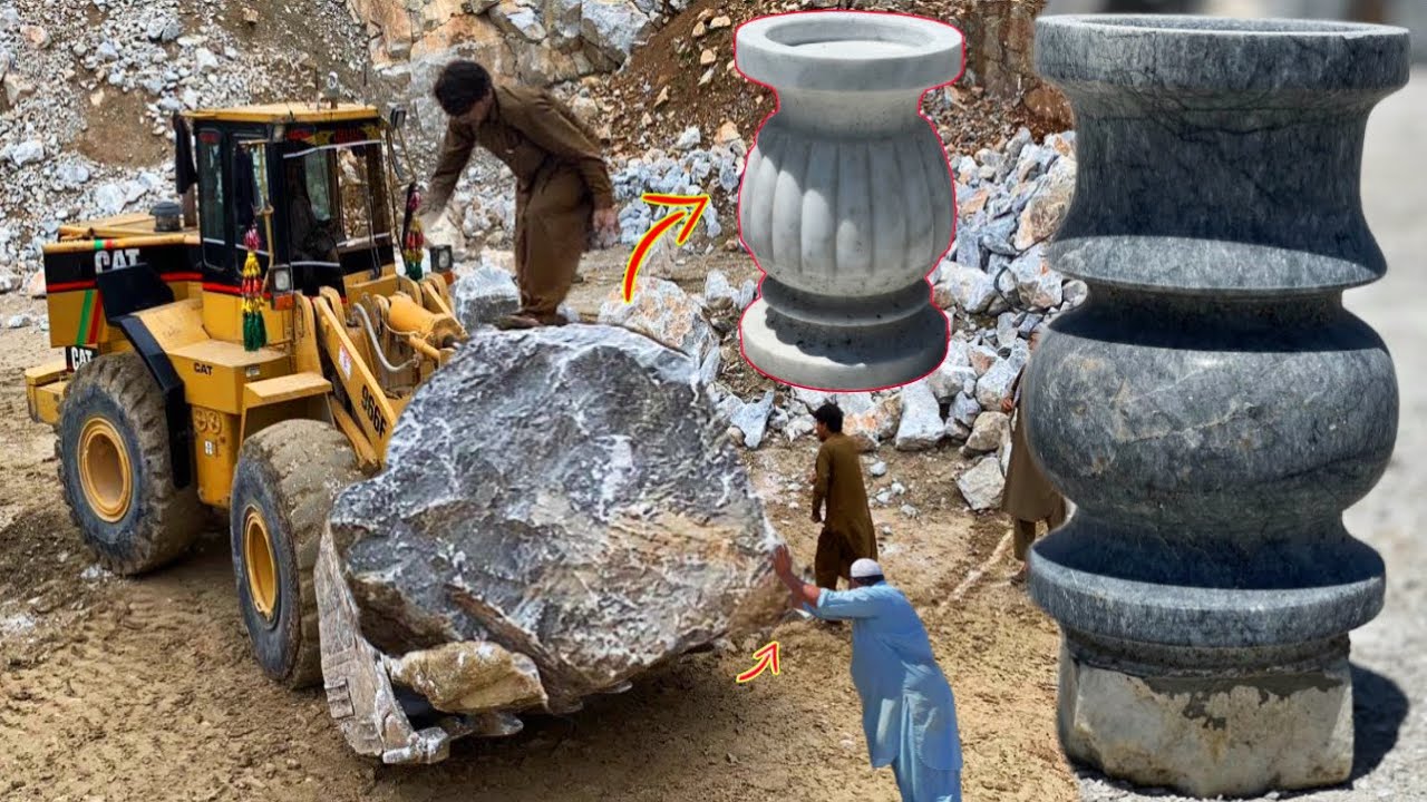 Fully Process of Amazing Mine Stone Manufacturing The Design Fountion ...