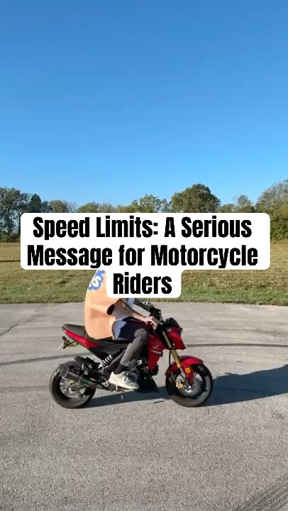 Speed Limits: A Serious Message for Motorcycle Riders - YouTube