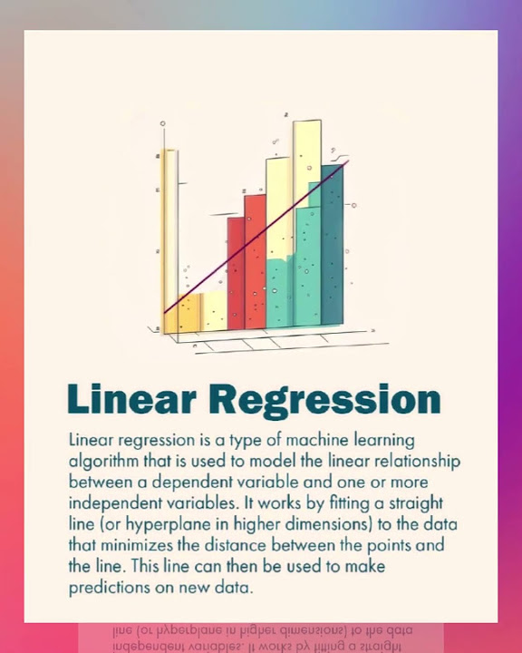 What is Linear Regression Machine Learning Algorithm? #shortsvideo #shorts - YouTube