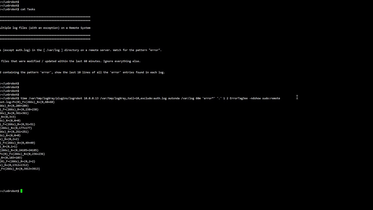 pattern log monitoring - scan a directory of log files with one log ...