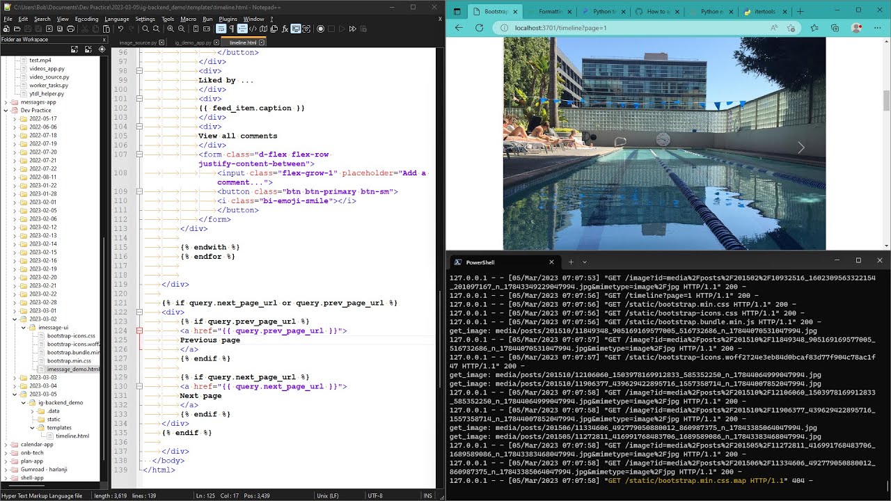 Dev Practice ASMR: Instagram Archive Viewer in Python +Flask ...