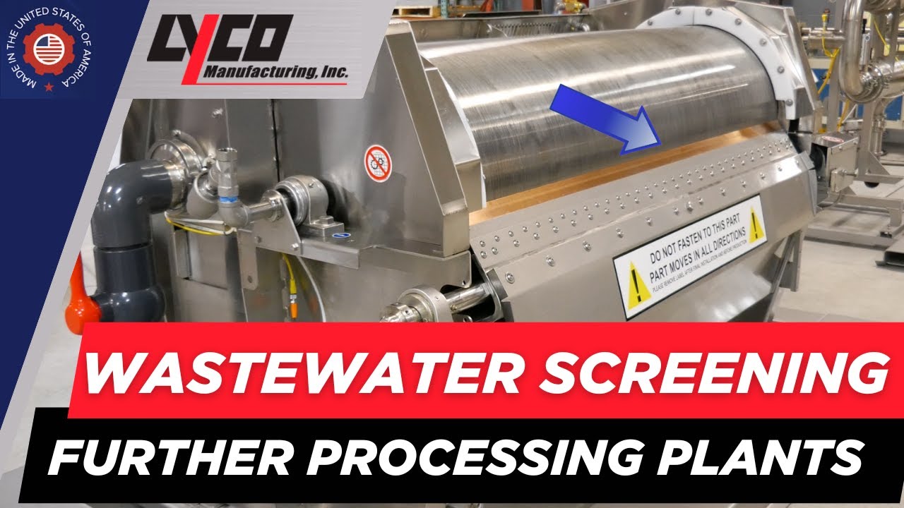 Wastewater Screening Machines for Further Processing Plants | External ...