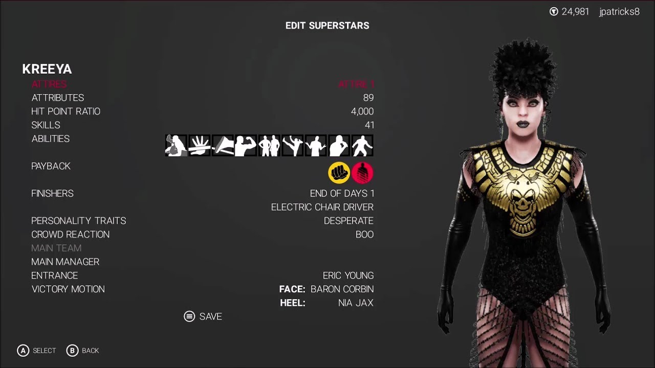 WWE 2K19 - Mortal Kombat - Kreeya Showcase - YouTube