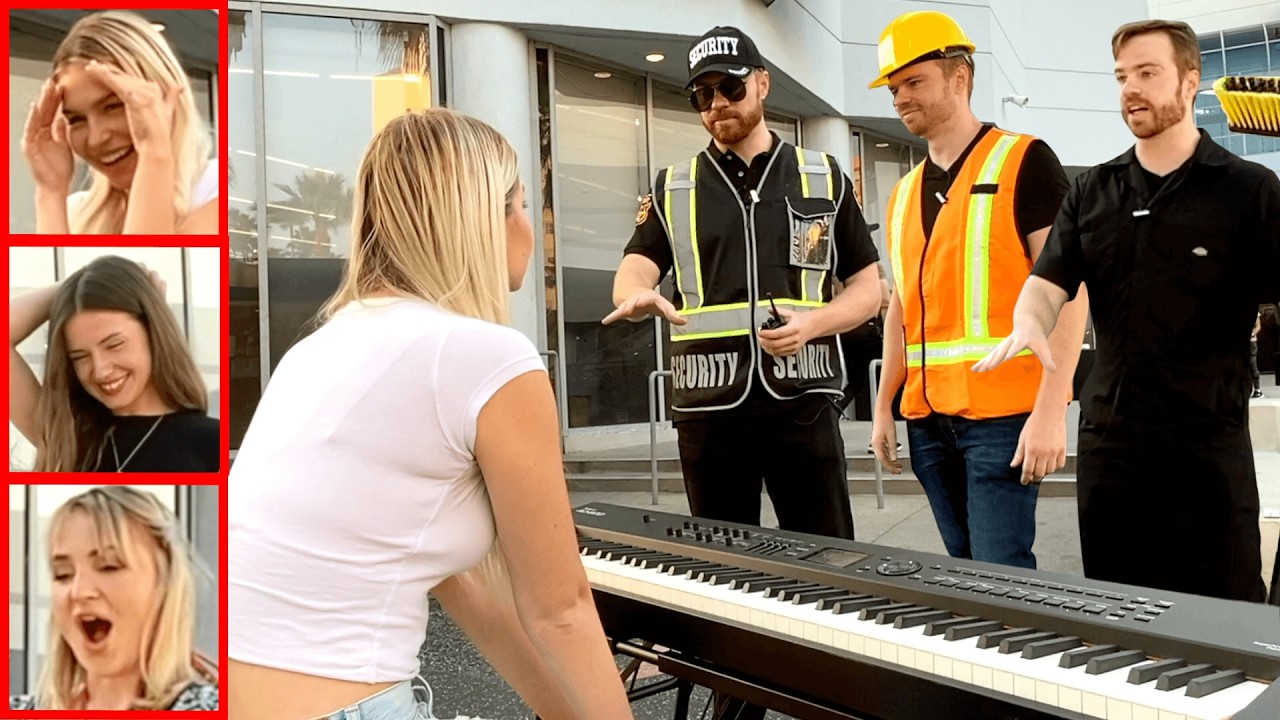 Pro Pianist in Disguise Pranks GIRLS 😏 😂 (Top 10 BEST Reactions) - YouTube