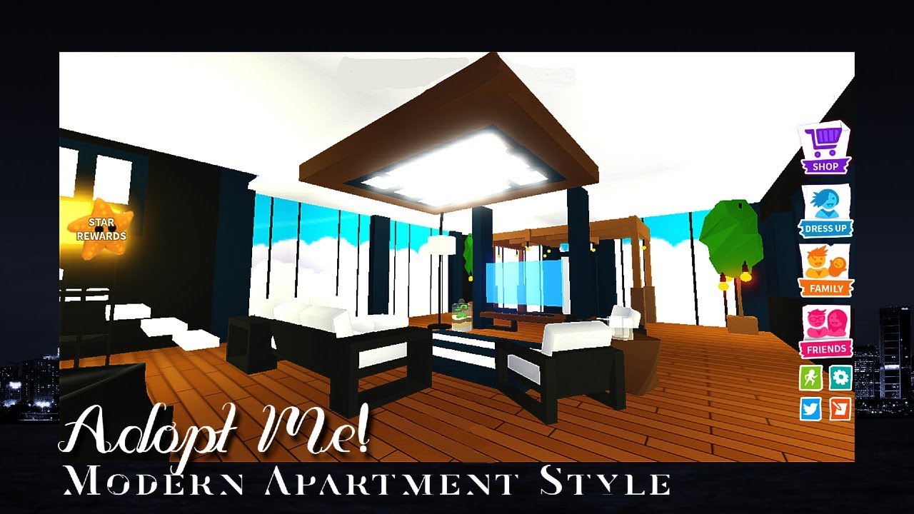 Adopt Me! | Black Modern Apartment Styled Home | House Tour - YouTube