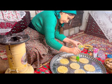 Cooking walnut cocoa in the village| traditional life - YouTube