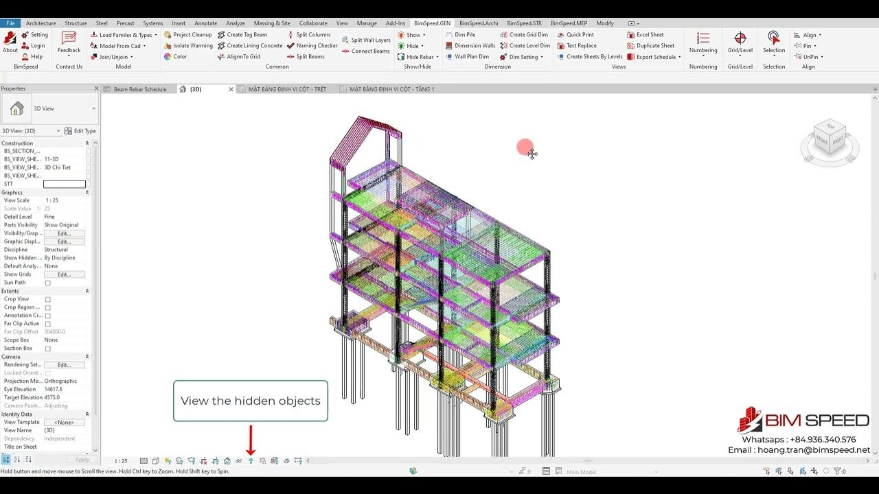 Show - Hide element in revit - YouTube