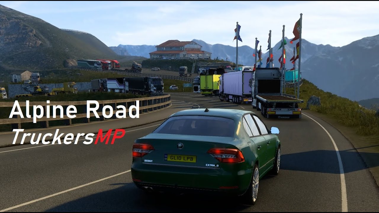 ETS2 - Taking the Alpine Road in TruckersMP [BEST ROAD IN EUROPE ...