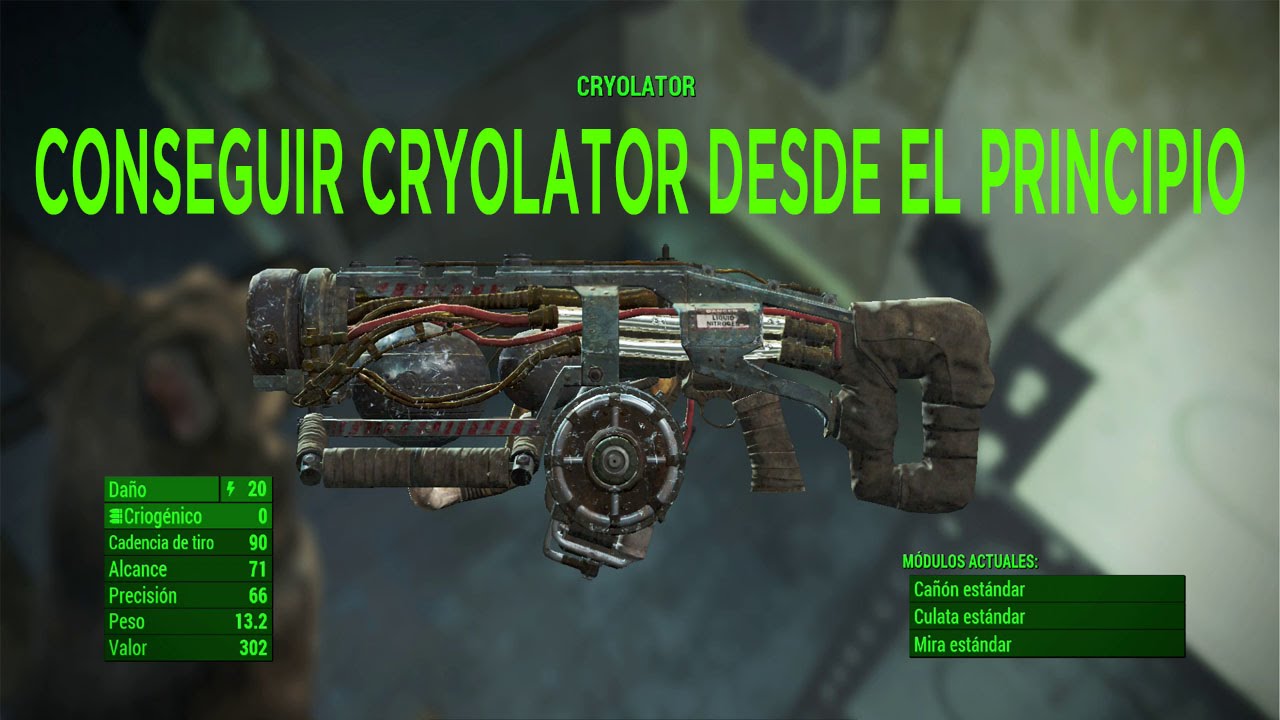 Fallout 4 | Como conseguir arma Cryolator desde el principio - YouTube