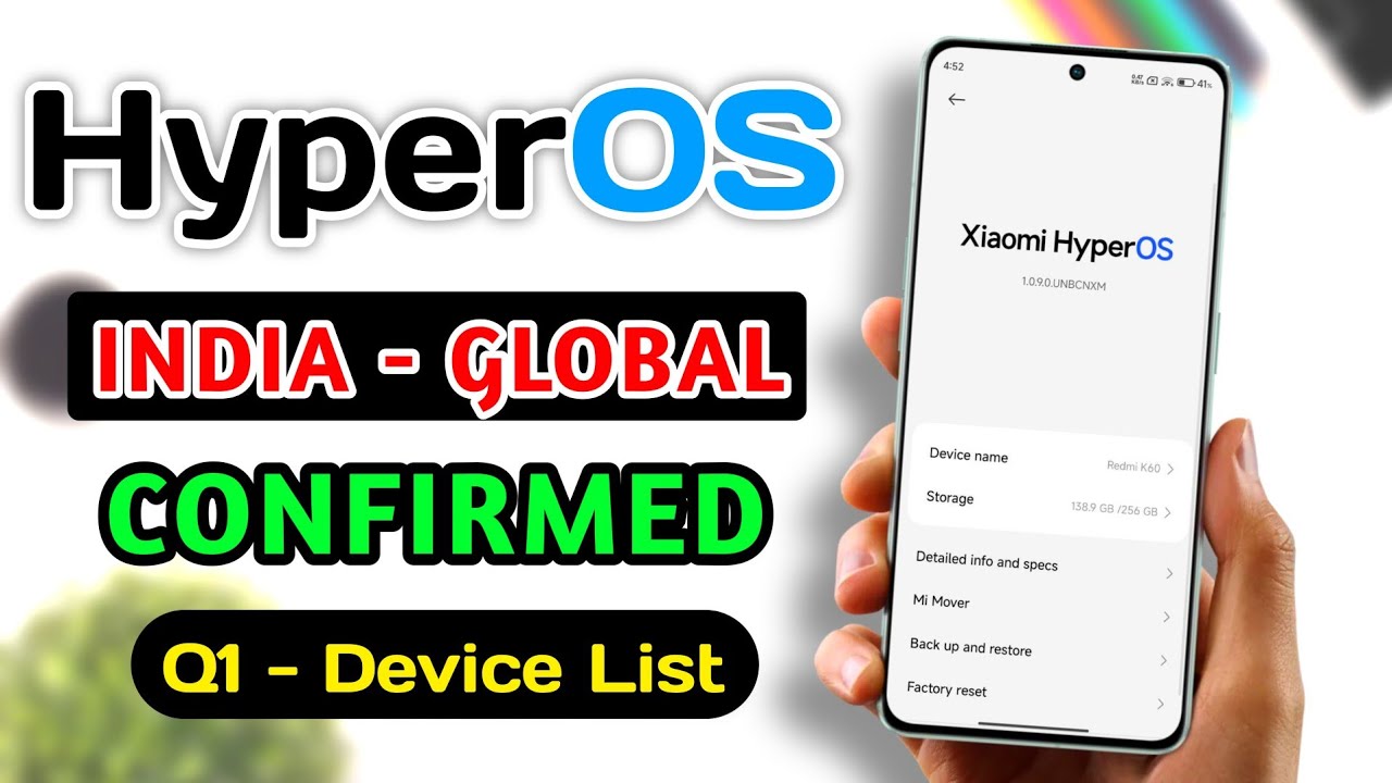 🇮🇳 Official HyperOs Launch India/Global Confirmed - Hyper OS Supported ...