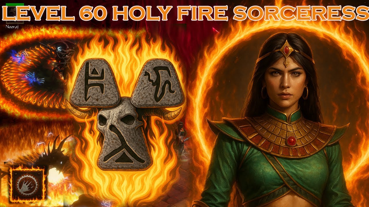 [OFFLINE MOD] Level 60 Holy Fire Sorceress – New Runeword Build in ...