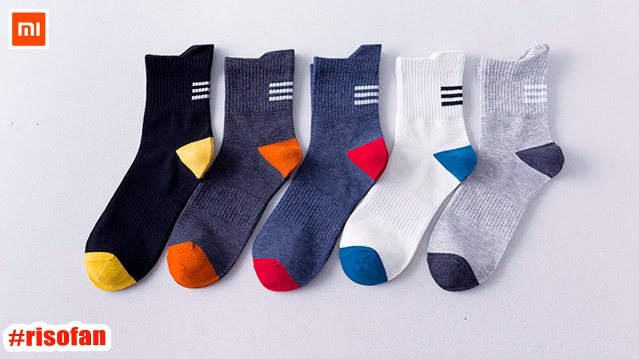 Xiaomi 5 Pairs Cotton Men Socks Winter High Socks. - YouTube