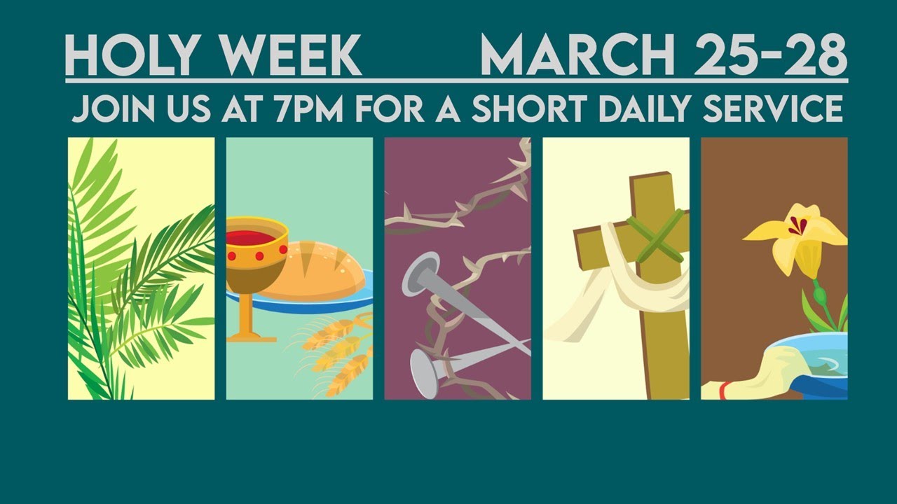 Holy Week Monday, March 25th 2024 - YouTube