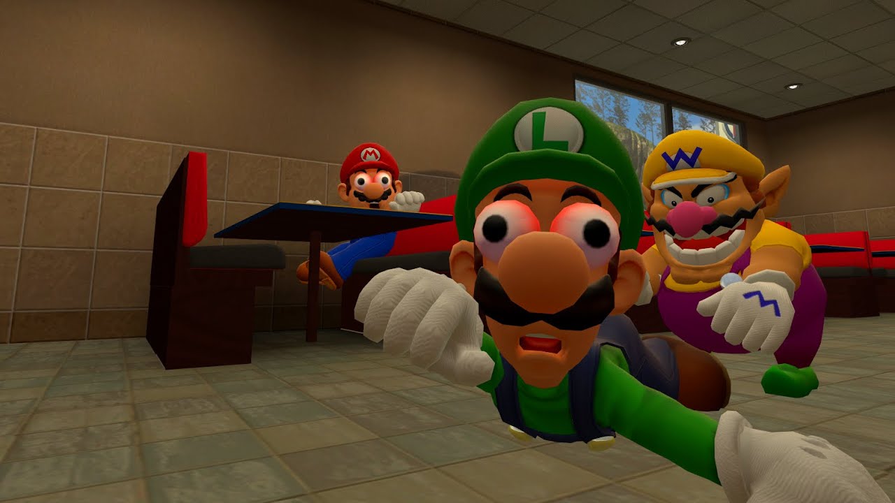 Mario and Luigi eat at Burger King (Gmod animation) - YouTube
