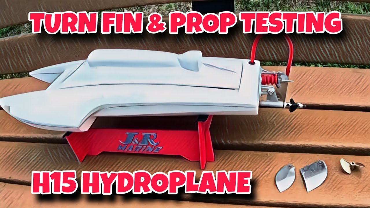 J&R MARINE H15 HYDROPLANE SWAPPING TURN FINS AND PROPELLERS. - YouTube