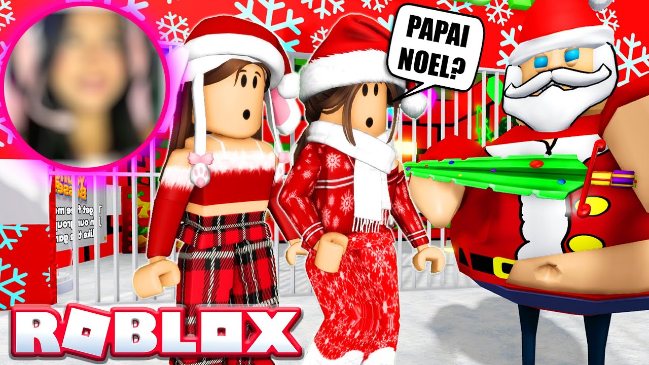 FUJA DA PRISÃO DO PAPAI NOEL BARRY 🎅- Roblox - Christmas Barry Prison ...