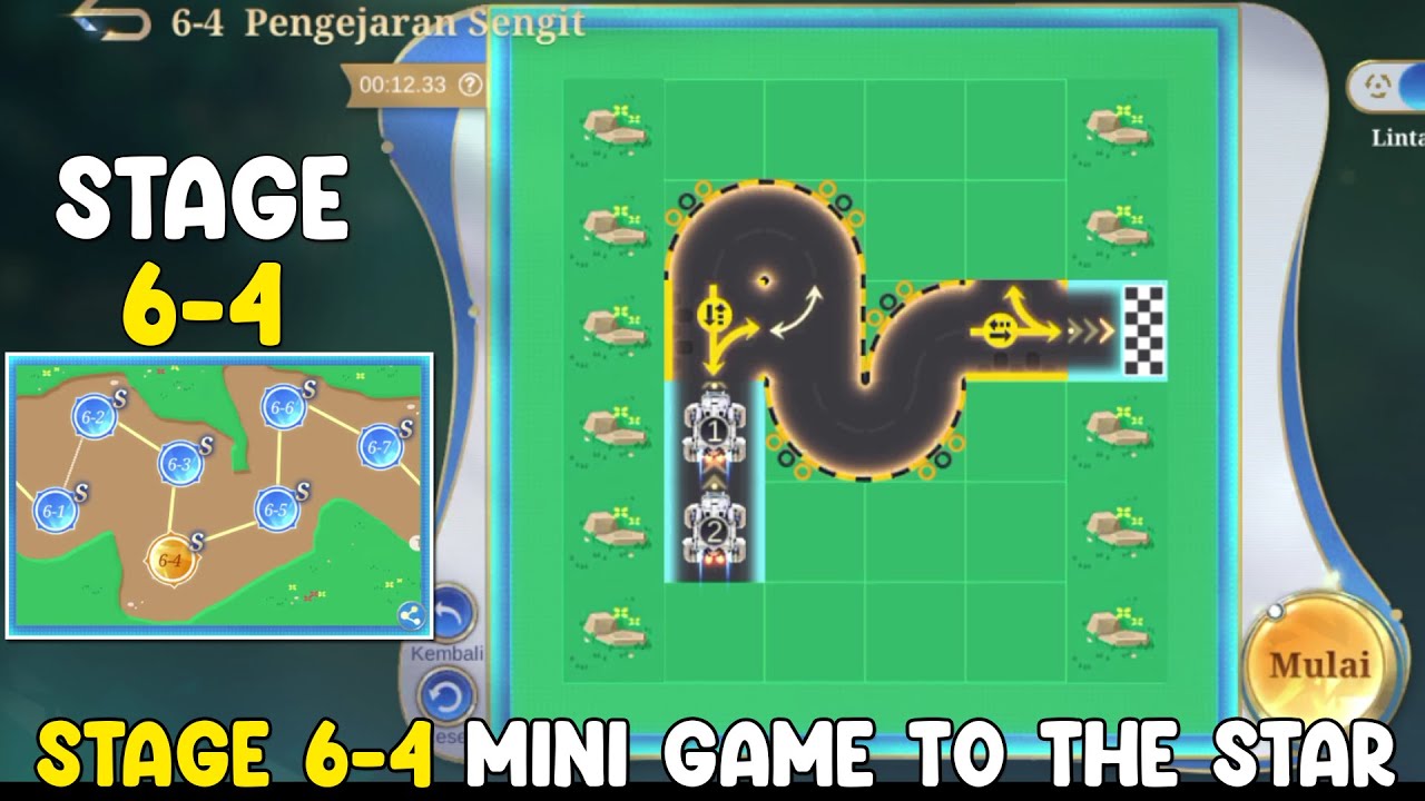 CARA MENYELESAIKAN MINI GAME TO THE STARS 2.0 STAGE 6-4 MOBILE LEGENDS ...