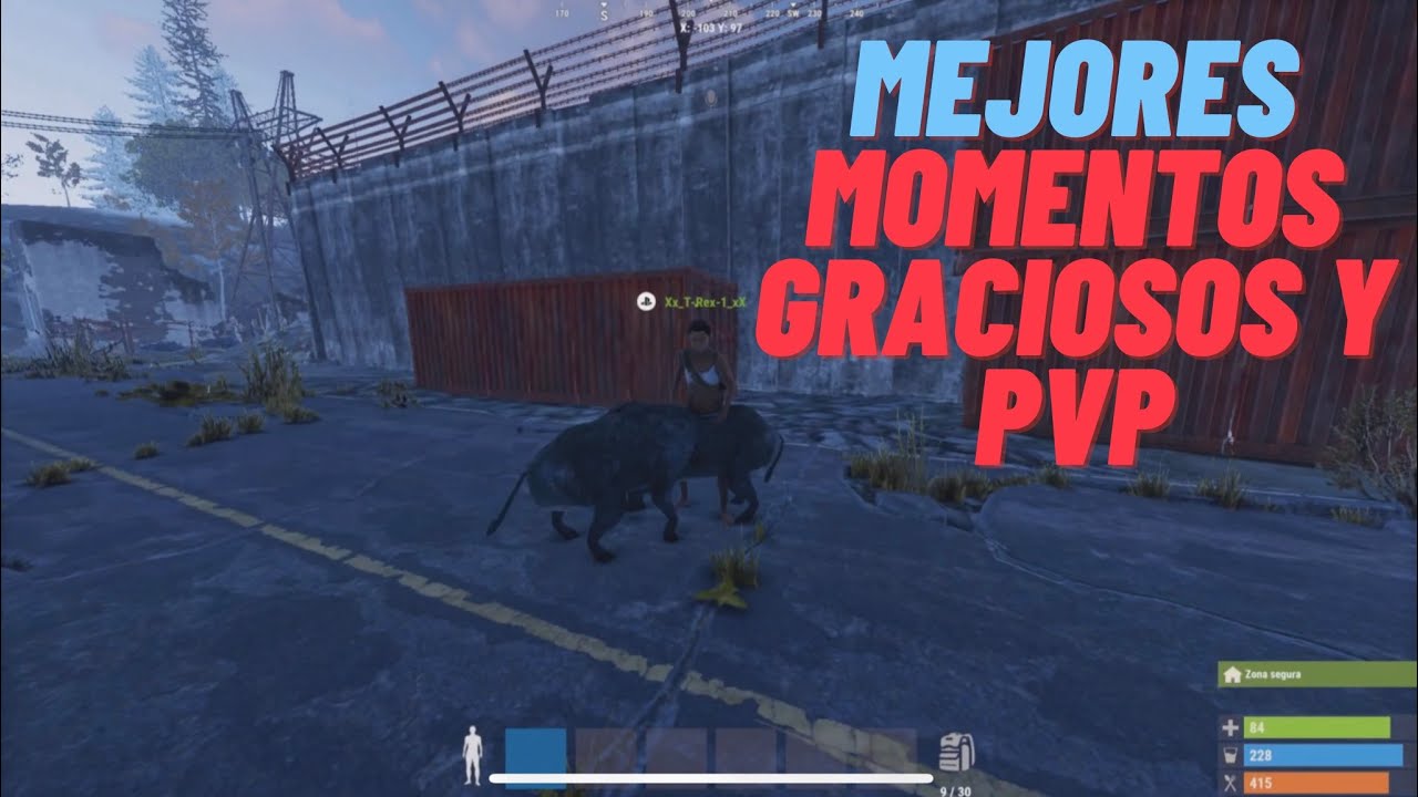 MEJORES MOMENTOS GRACIOSOS Y DE PVP- RUST CONSOLE PS5- ESPAÑOL - YouTube