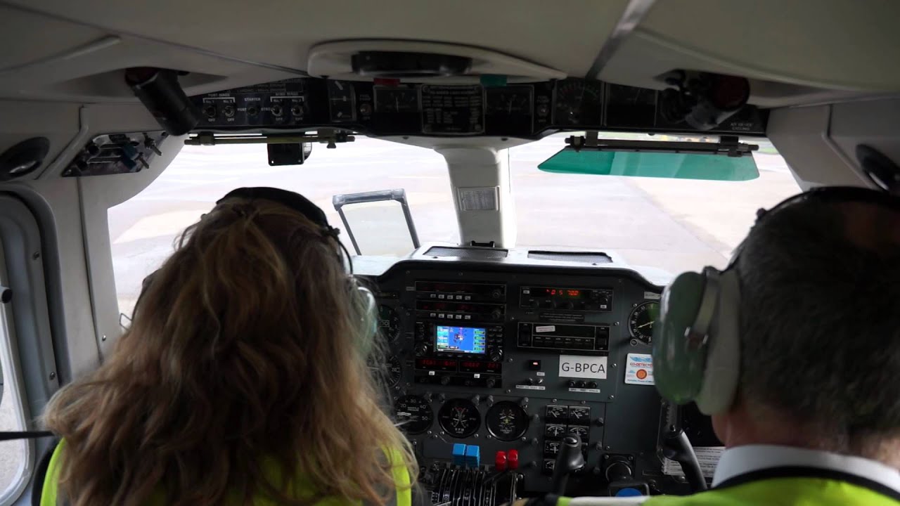 Female Loganair Pilot is taking off from Kirkwall Airport, ORKNEY.Watch ...