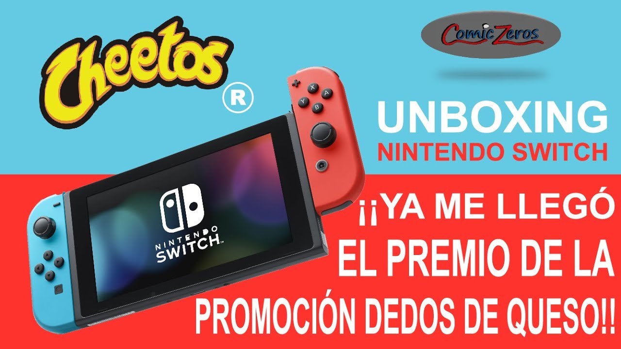 Unboxing del NINTENDO SWITCH que gané en la promoción de Cheetos "Dedos ...