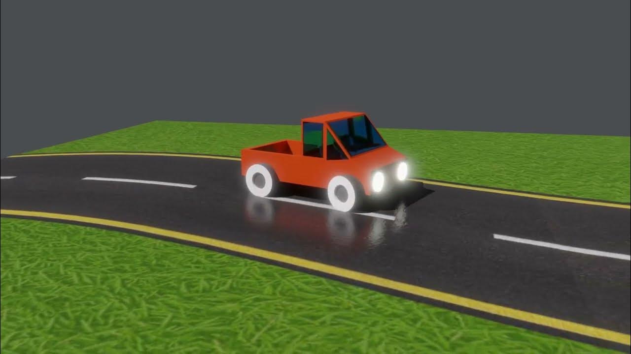 Simple Moving Car Animation - YouTube