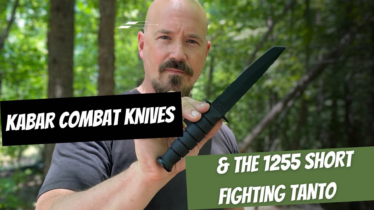 KABAR Combat Knives // The 1255 Short Fighting Tanto Knife - YouTube