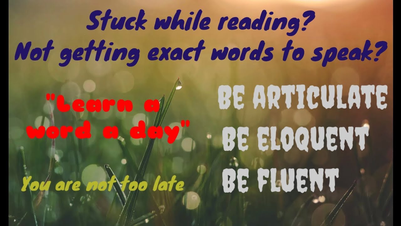 ENGLISH VOCABULARY; WORD 37 meaning and word in sentences VOCABULARY ...