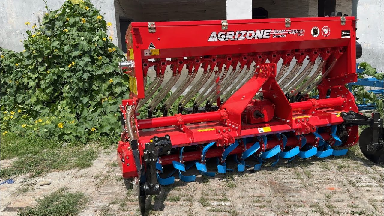 Agrizone Captain Super seeder with Planetary Drive 2024 | #trending #youtubevideos #farming # ...