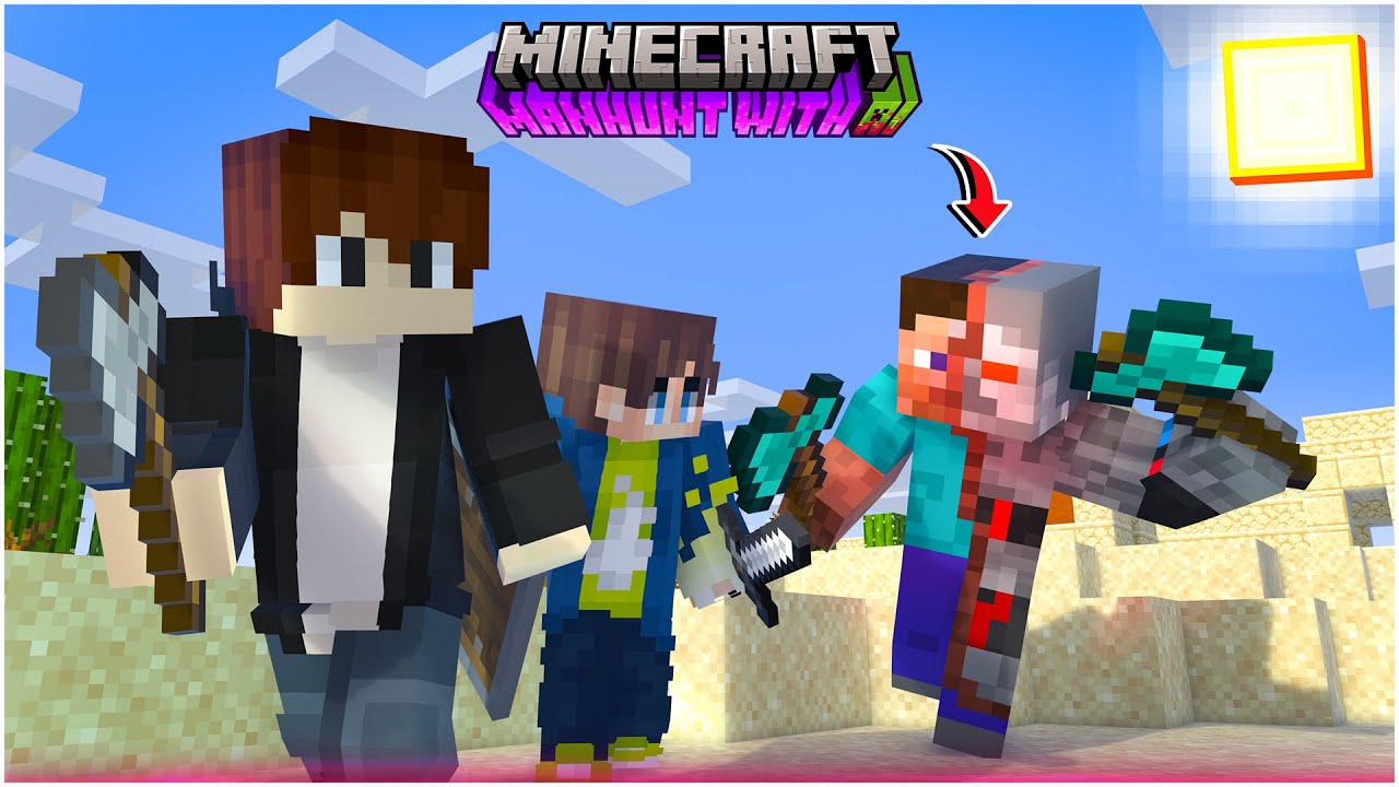 Minecraft Manhunt, but the Hunter is an AI | The Music Boy - YouTube