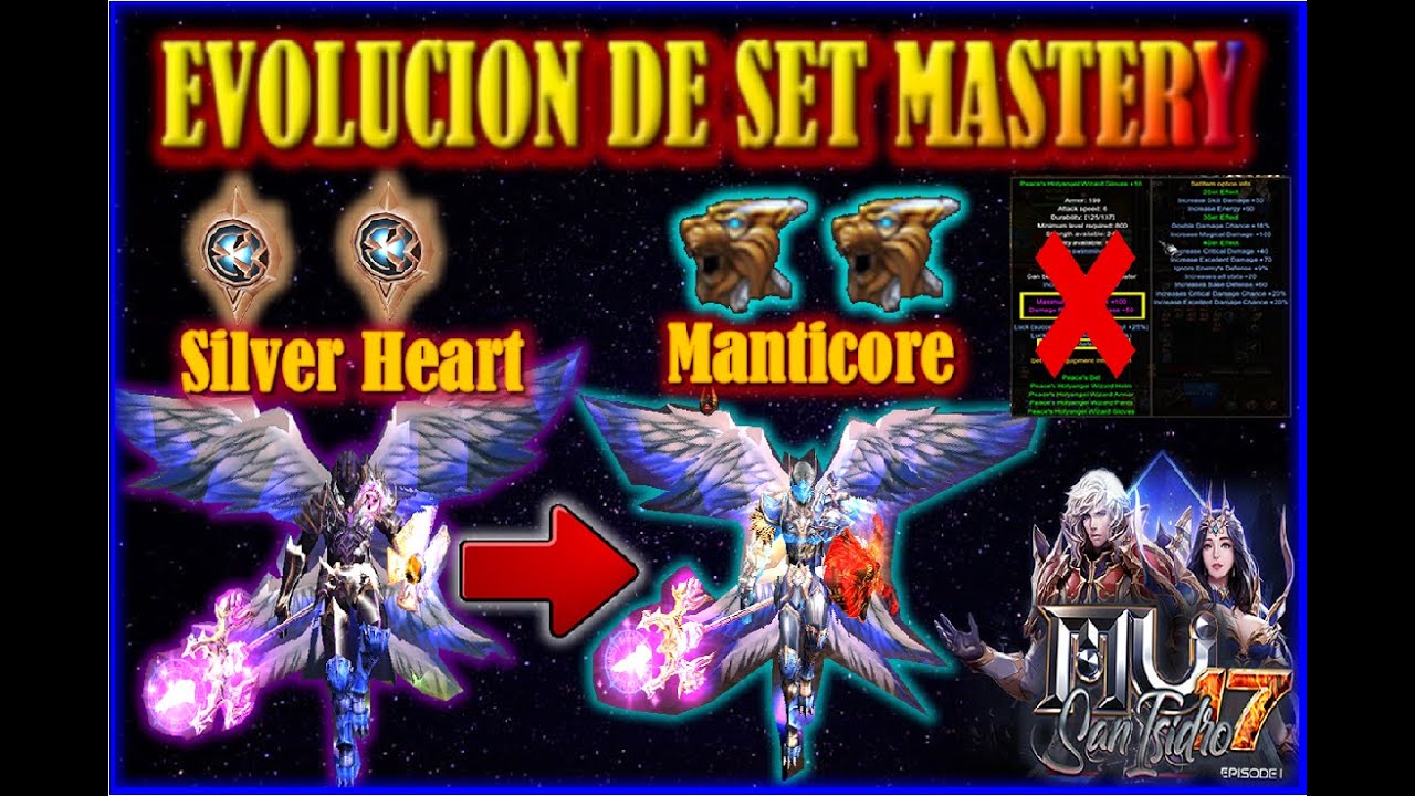Upgrade Silver Heart to Manticore - Mu San Isidro S17 - YouTube