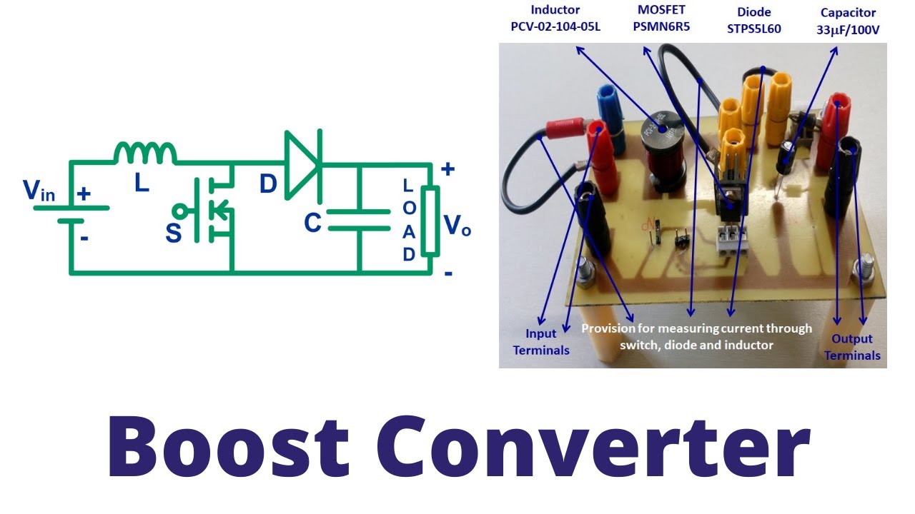 Boost Converter - Design and Experimental Details - YouTube
