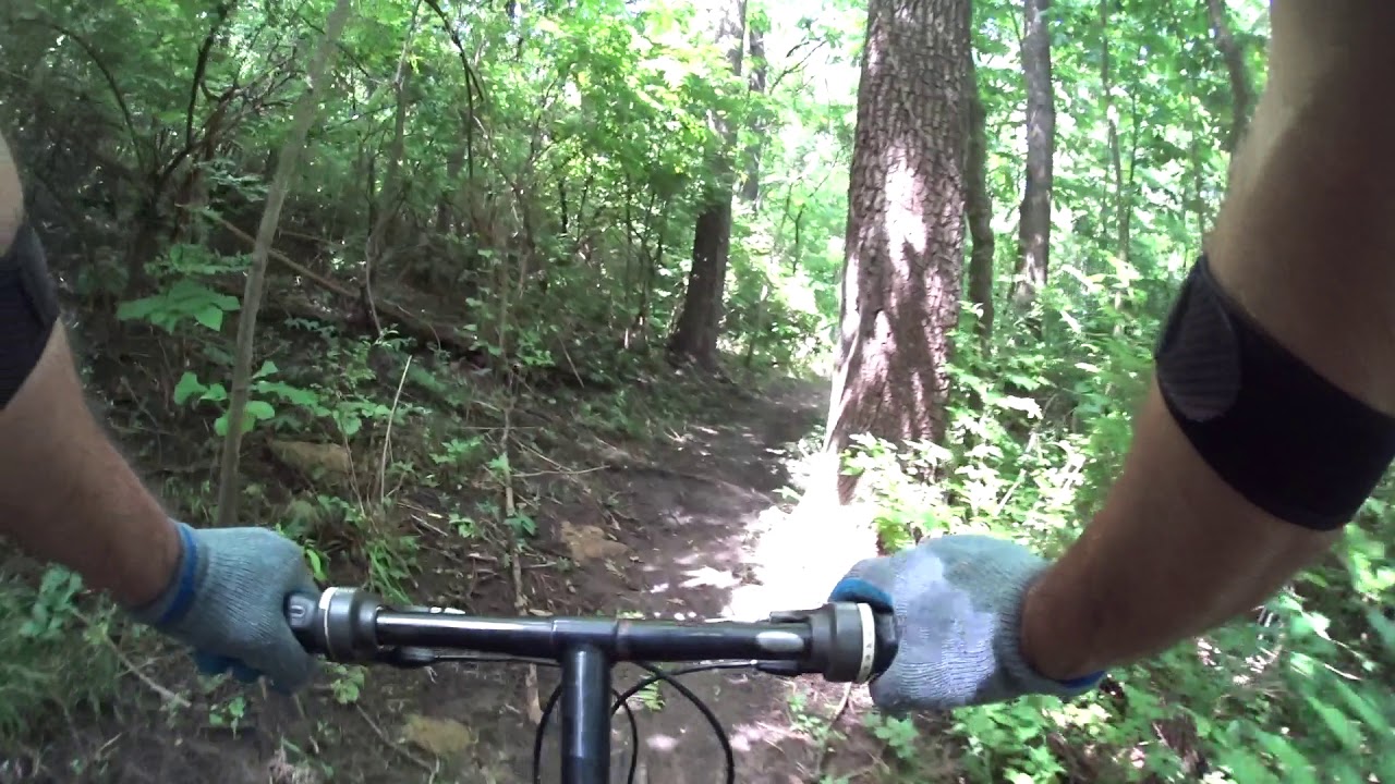 WyCo Mountain Bike Dam WEST Trail - YouTube