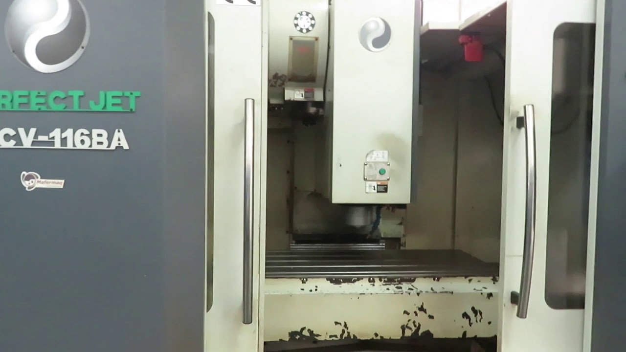 MASTERCNC PERFECT JET MCV 116BA YEAR2011 - YouTube
