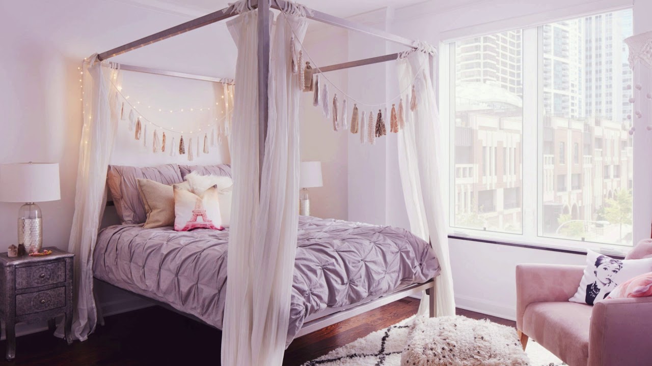 Four Poster Beds with Boho Chic Style for a Dreamy Bedroom Vibe - YouTube