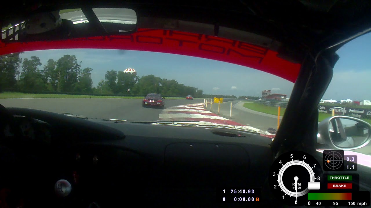 2018 NJMP PCA Club Race Yellow Sprint 1 - YouTube