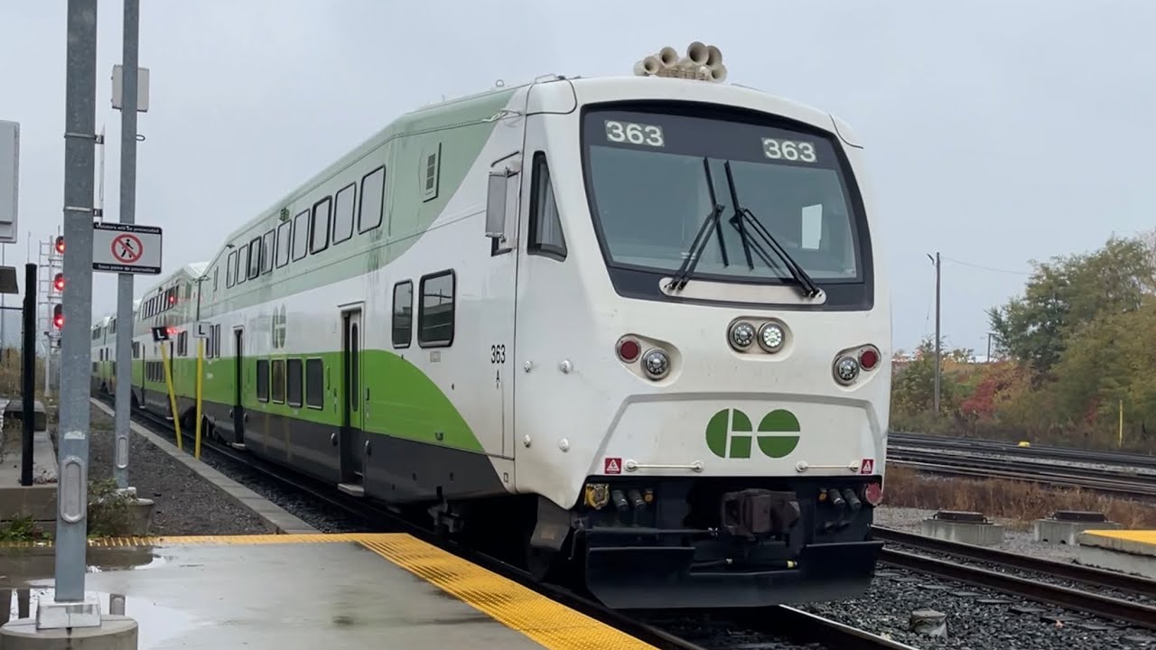 Go Train 649 West Harbour Go Station October 31 2022 - YouTube
