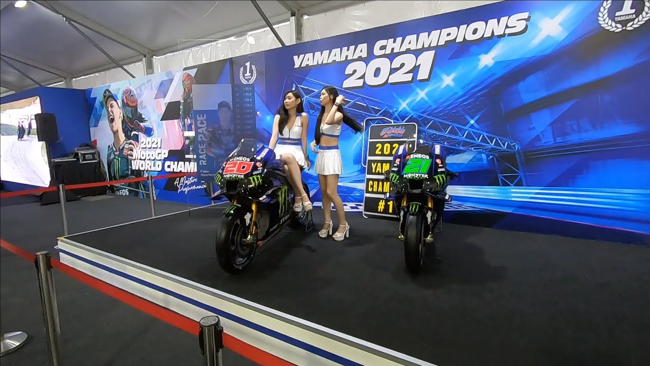 #119 MotoGP Sepang 2022, Booth Yamaha MT10 SP, R7, APRILIA, SUZUKI ...